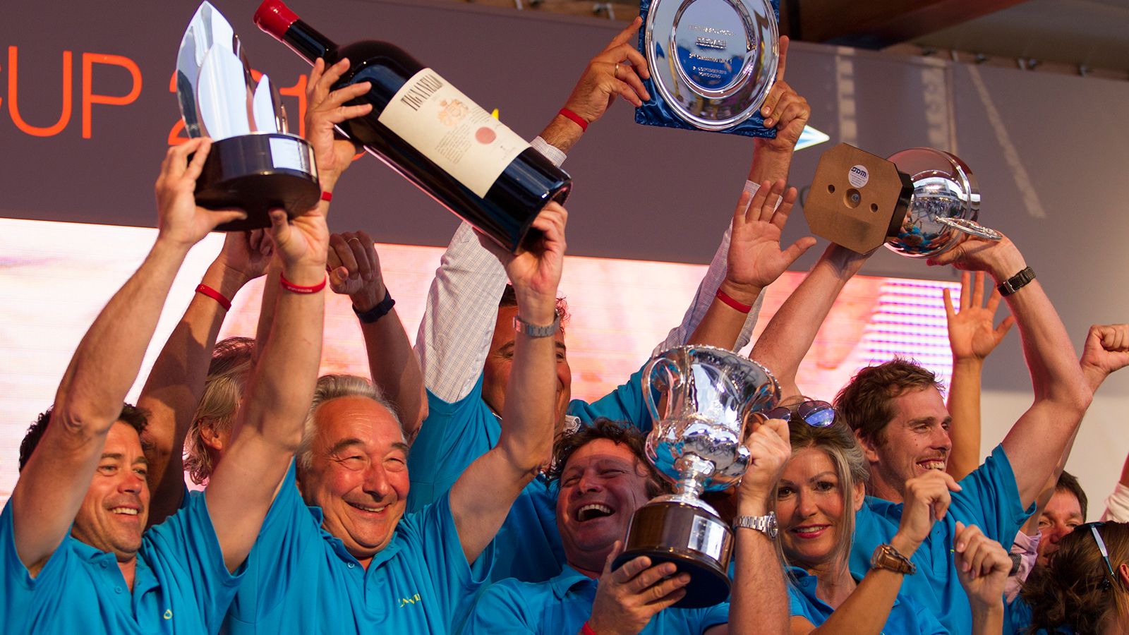 Fleet of 16 Perini Navi superyachts set sail for the Perini Cup 2015